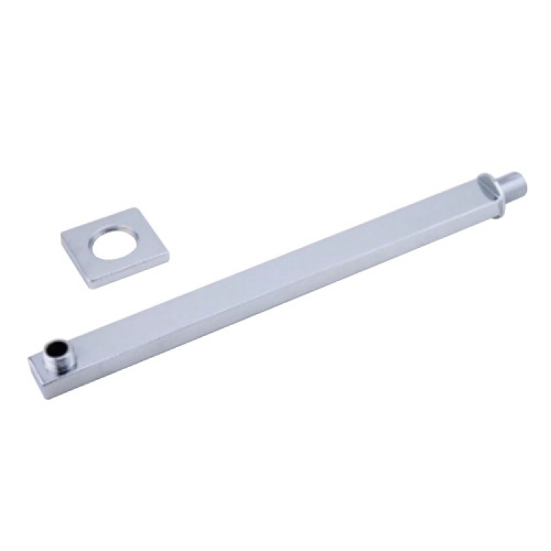 Brazo lluvia de acero recto 45 cm 90º MOZART Accesorios de baño