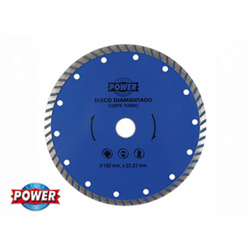 Disco diamantado 180 mm turbo - Caladoras y Fresadoras - Máquinas ...